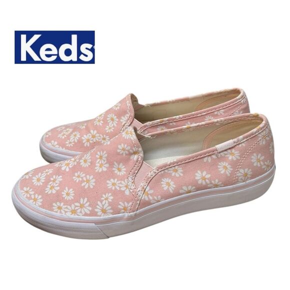 Keds | Shoes | Kedswomens Double Decker Retro Daisy Soft Pink Slipon ...